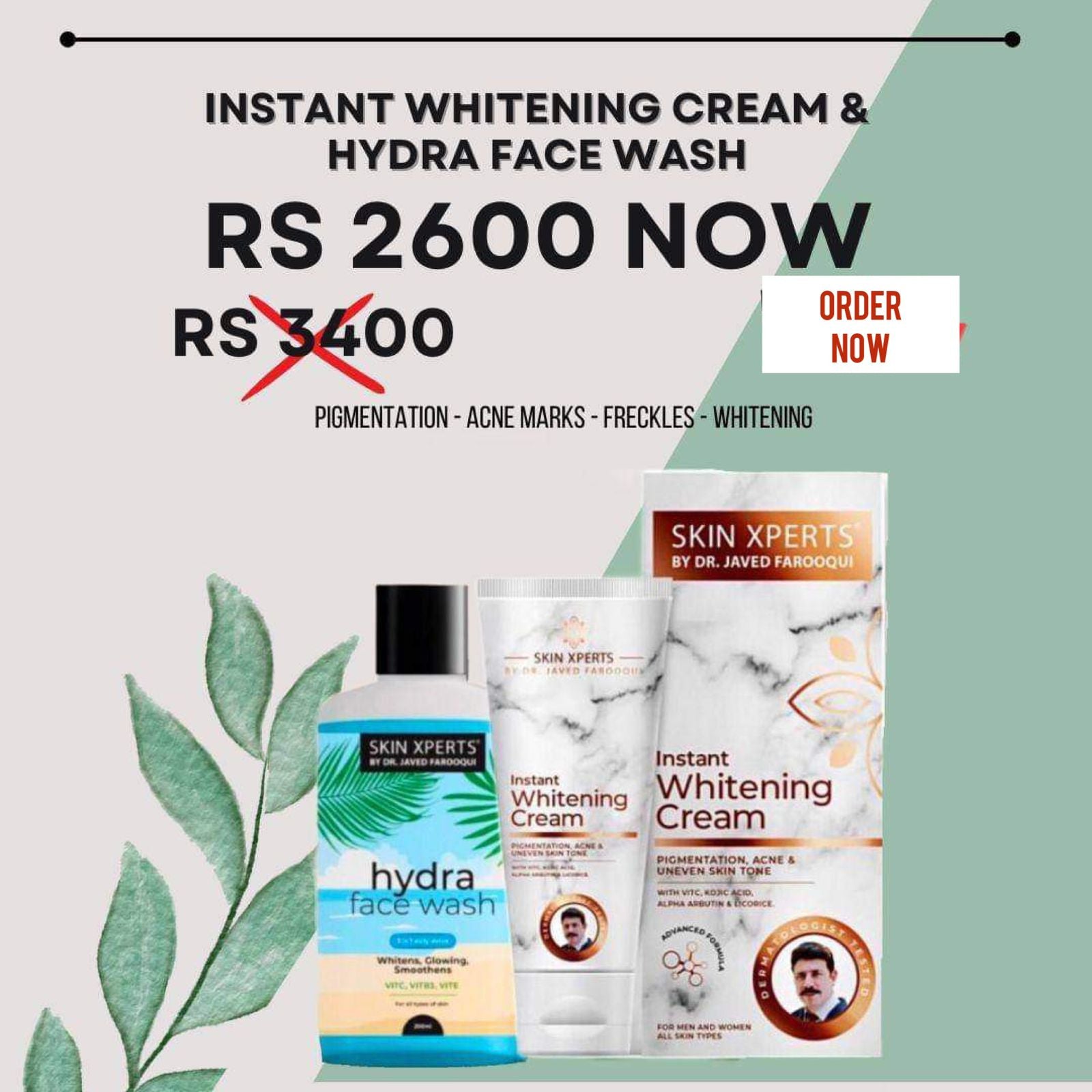 Instant Cream & Hydra Facewash- New Year SALE! – Dr Javed Farooqui