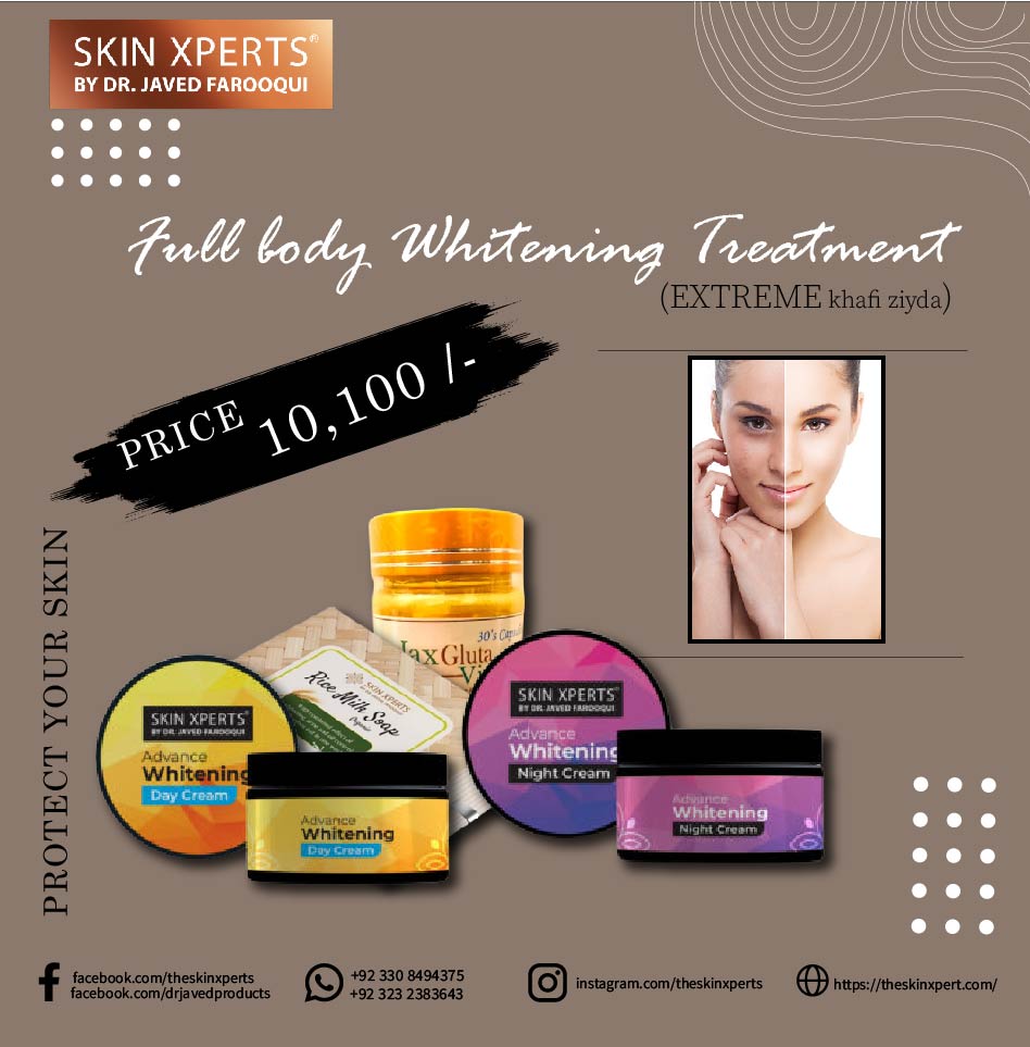Full Body Whitening Treatment - Extreme – Dr Javed Farooqui